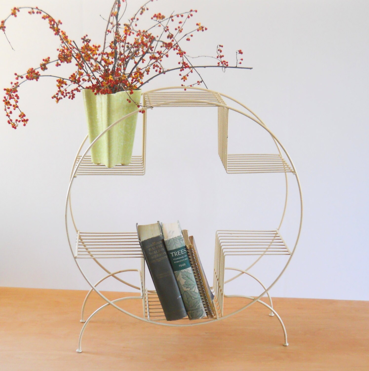 Vintage Mid Century Wire Stand • Round Wire Stand – Haute Juice
