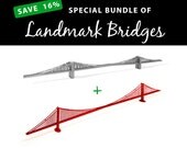 Architectural paper scale models by PaperLandmarks on Etsy