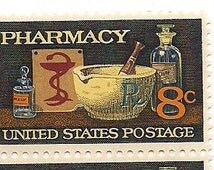 Popular items for pharmacy stamp on Etsy