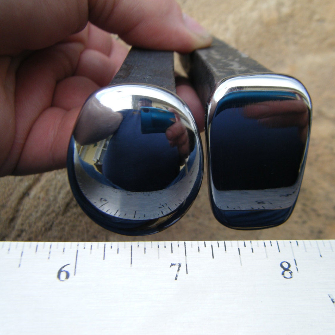 Set of 2 Railroad Spike Anvils for jewelry making jewelry anvil from ...