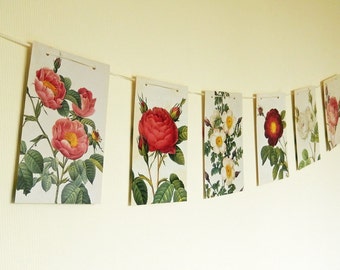 Unique book page garland related items | Etsy