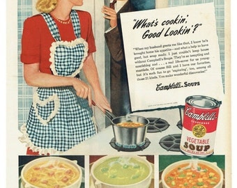 Campbell soup kids | Etsy