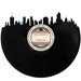 Atlanta Skyline Records Redone Label Vinyl Record by RecordsRedone