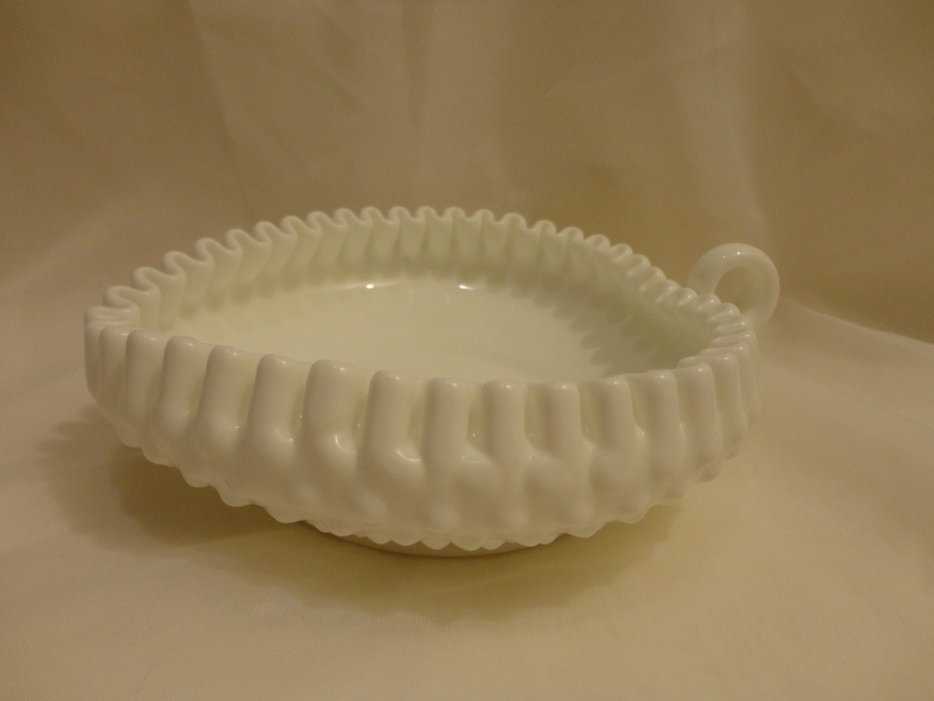 Fenton Milk Glass Dish ~ FREE Domestic Shipping – Haute Juice
