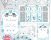 Blue elephant | Etsy