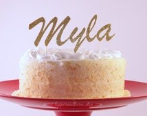 Popular items for name cake topper on Etsy