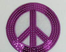 Popular items for peace sign patch on Etsy