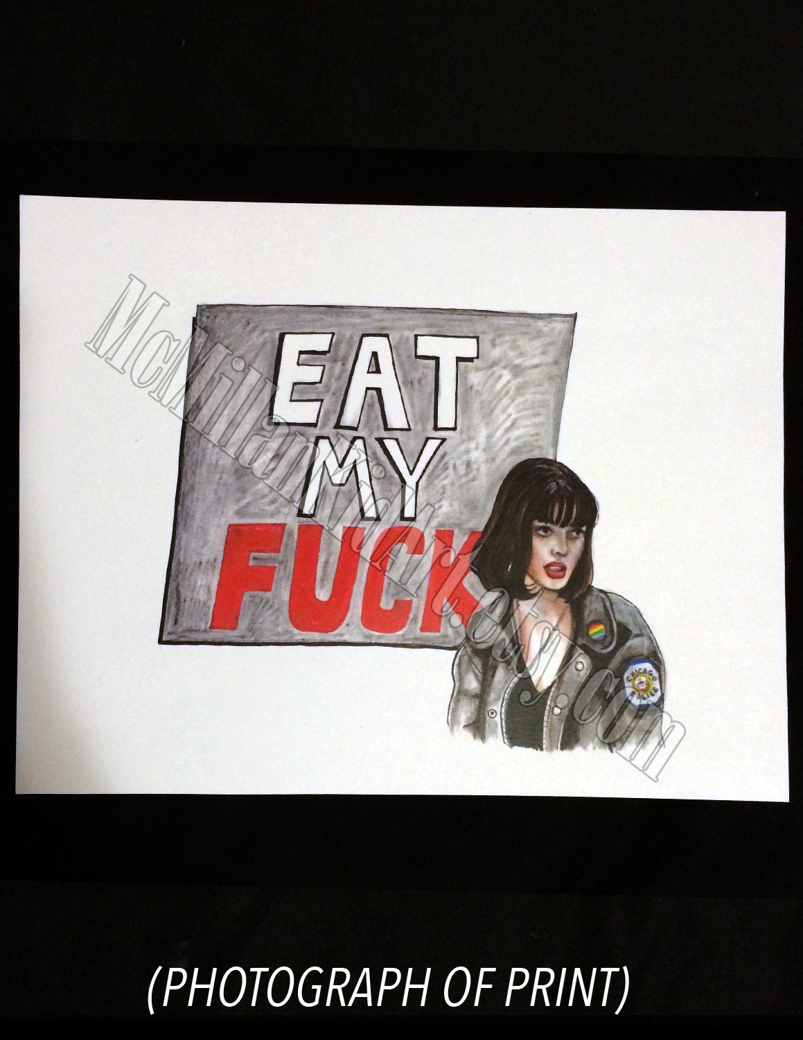 Rose McGowan as Amy Blue The Doom Generation Art