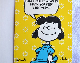 Snoopy thanks cards | Etsy