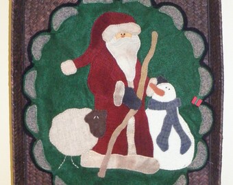 Christmas Santa and friends clip art set