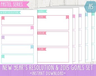 Popular items for new years resolution on Etsy