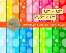 Popular items for bubble digital paper on Etsy