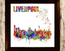 Unique liverpool skyline related items | Etsy