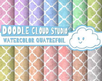 Items similar to Watercolor Confetti digital paper, Confetti patterns ...
