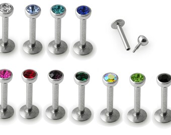 Popular items for labret piercing on Etsy