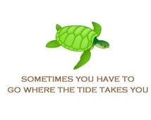 Popular items for sea turtle saying on Etsy