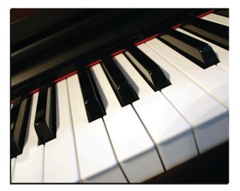 Piano key art | Etsy