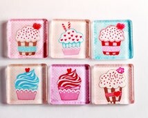 Popular items for cupcake magnets on Etsy