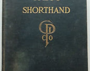 Shorthand book | Etsy