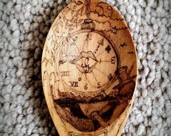 Pyrography art piece. The Eye of the Storm.