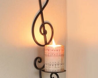 Popular items for music note candles on Etsy