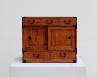 Japanese style jewelry box hand made with solid by EasternClassic