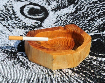 Wooden ashtray | Etsy