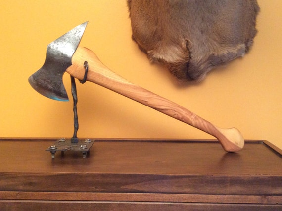 Items similar to Display Stand Hand Forged for axe, sword or knife ...