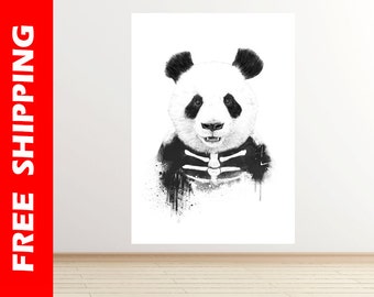 Unique panda wall decal related items | Etsy