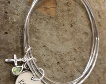 Popular items for triple bangle on Etsy