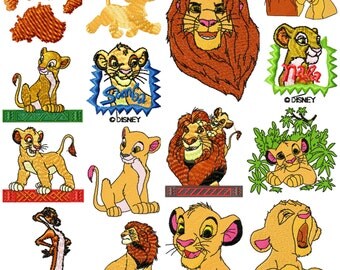 Unique lion embroidery related items | Etsy