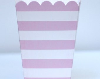 Stripe popcorn boxes | Etsy