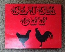 Popular items for chicken signs on Etsy