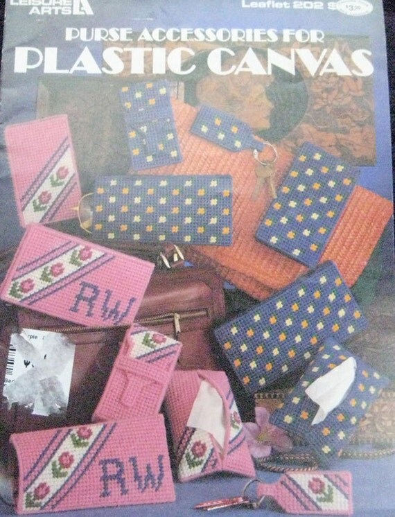 Plastic Canvas Purse Accessories Pattern Book
