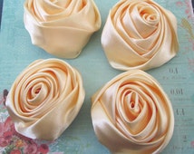 Popular items for satin ribbon roses on Etsy