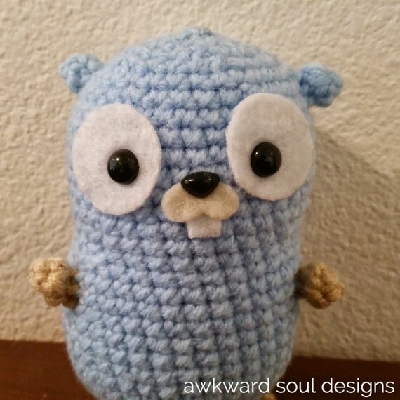 Gopher Amigurumi Crochet Doll Pattern PDF