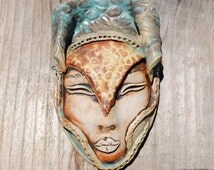 Popular items for ceramic wall mask on Etsy