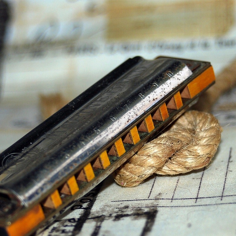 vintage old metal harmonica… German… from an estate sale… Nov K – Haute ...