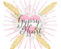 Popular items for gypsy heart on Etsy