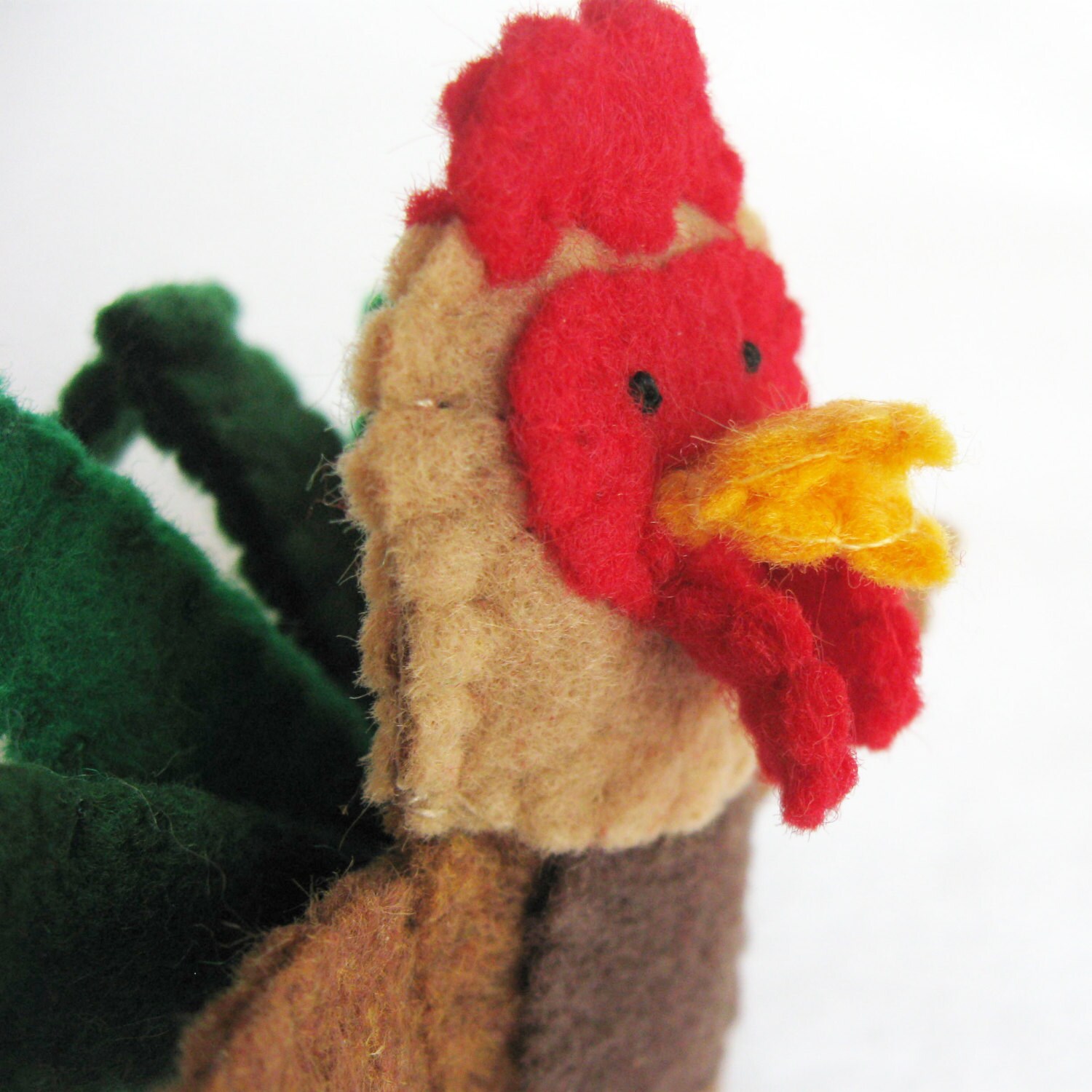 Rooster rooster puppet rooster finger puppet by KendrickStorytime