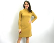 Popular items for mustard yellow dress on Etsy