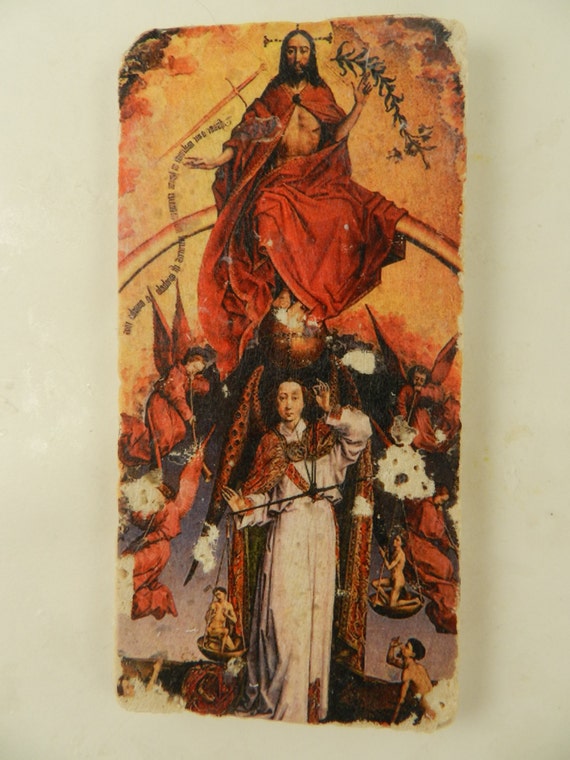 Judgement Day Christ St Michael Religious by DesignsofFaithandJoy