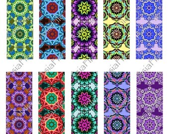 Printable Paper Bead Sheets Digital 1 X 11 by DigitalArtMart