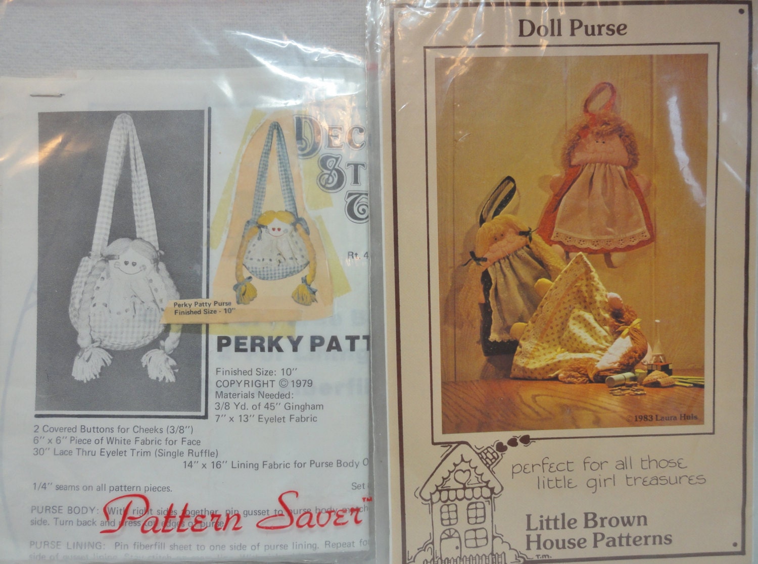 Doll Purse Patterns Perky Patty Vintage Doll Purse Pattern