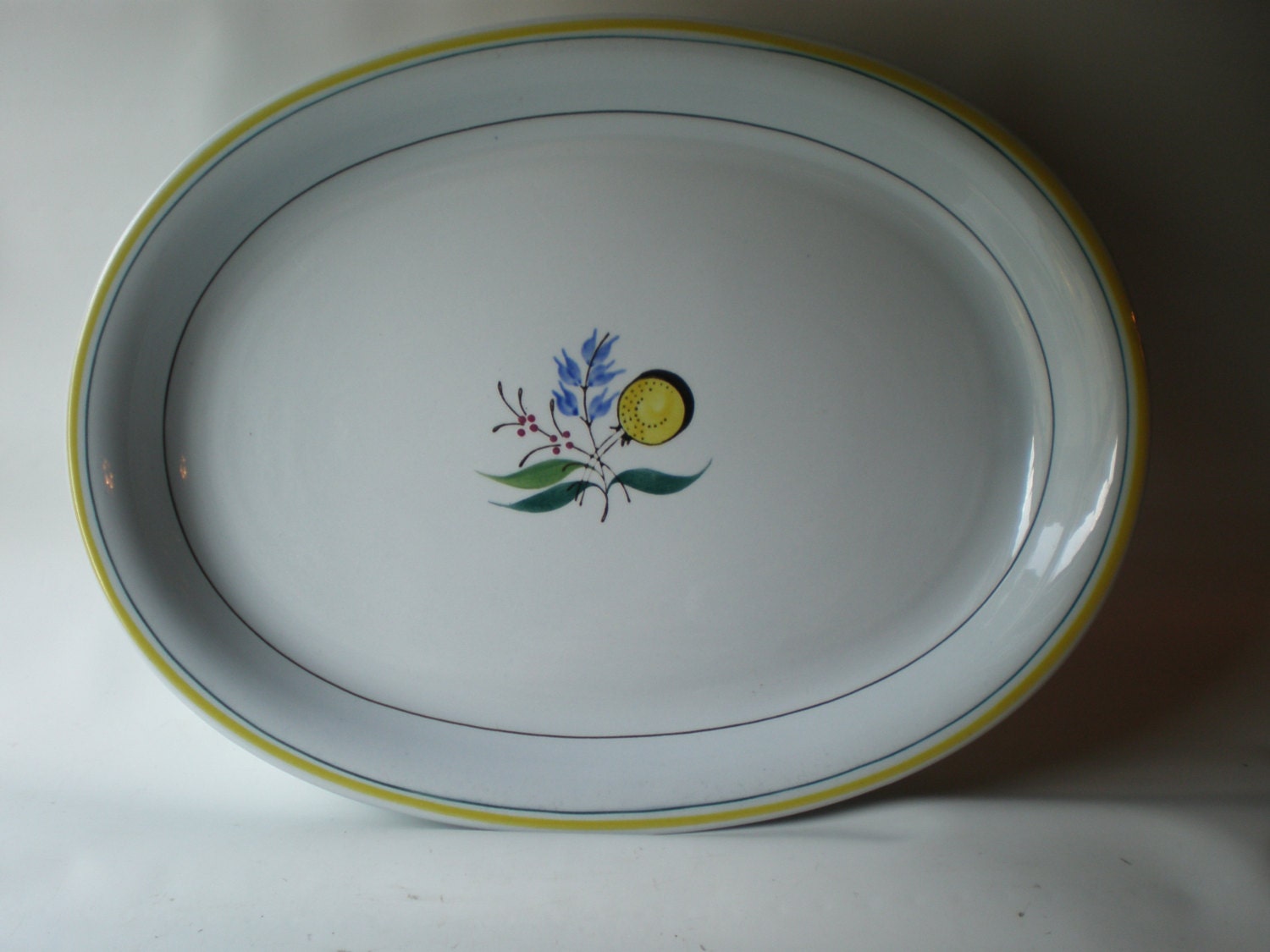 Vintage Arabia of Finland Large Serving Platter Windflower Pattern ...