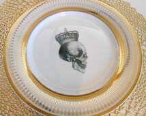 Popular items for skull dinner set on Etsy