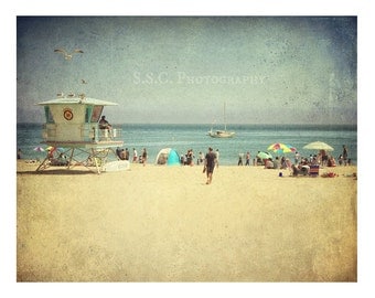 Vintage beach scenes | Etsy