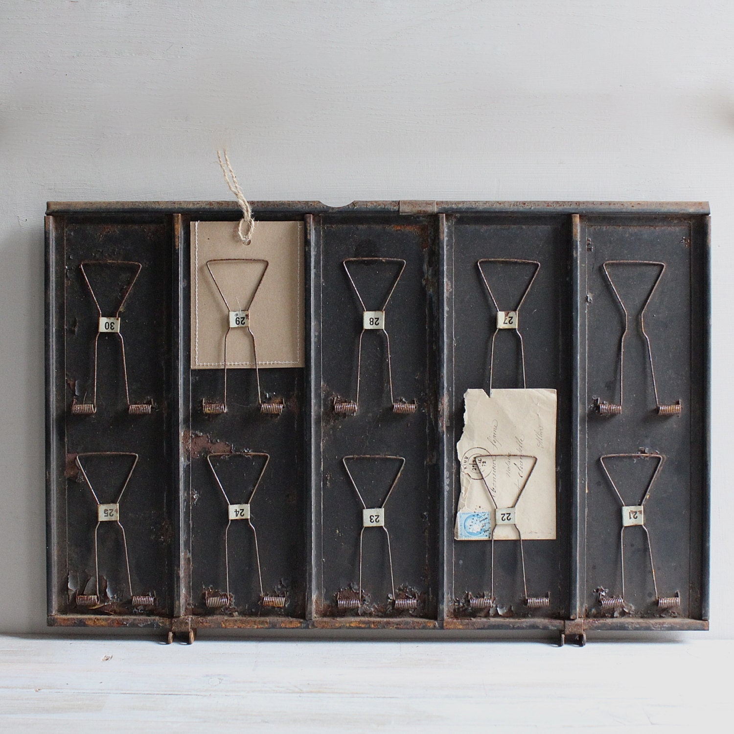 Vintage Metal Receipt Holder by McCaskey Co by lovintagefinds