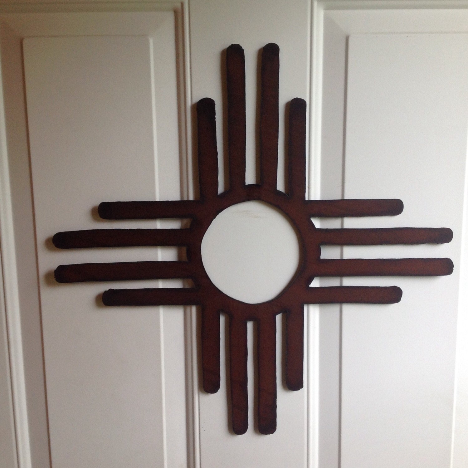 Zia Sun Sign 30 Inch Zia Sun Symbol Metal Zia By