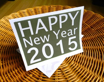 Happy New Years 2015 Card - Set of 8